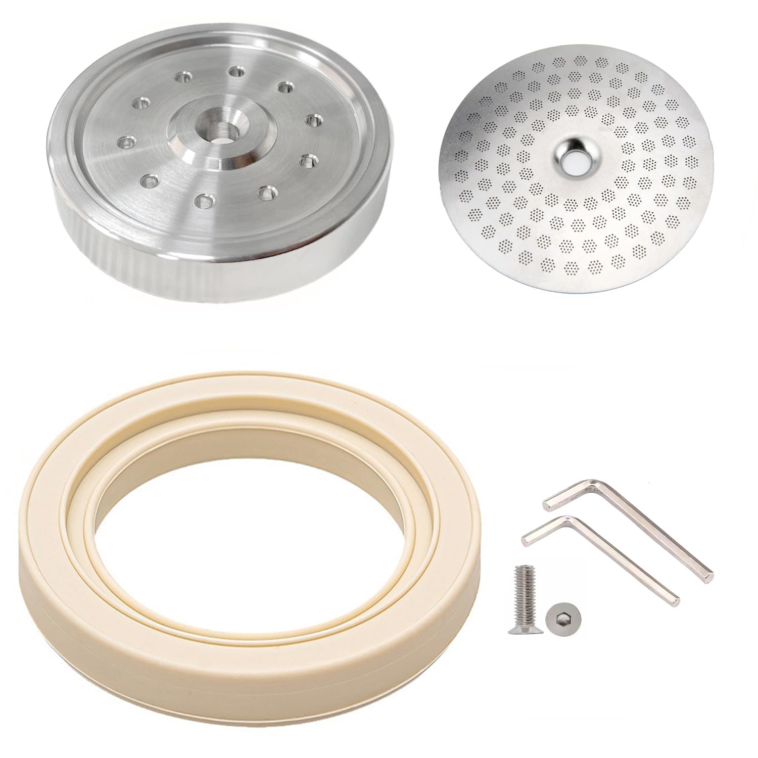 Stainless Steel Shower Holder, Precision Screen, Silicone Gasket for ...