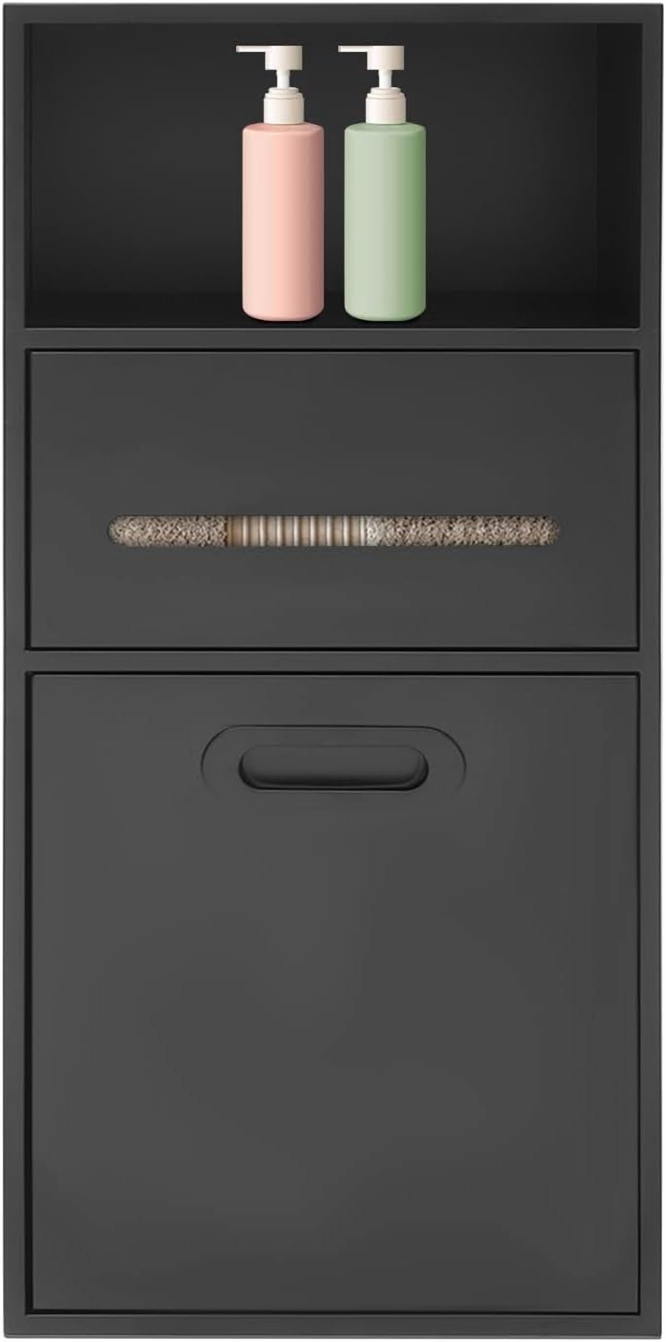 Stainless Steel Shower Niche, Built-in Trash Can Alcove, Toilet Paper ...