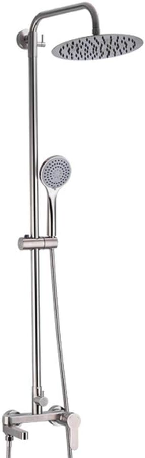 Stainless Steel Shower Tap Wall Mounted Shower Faucet Set 3-Function ...