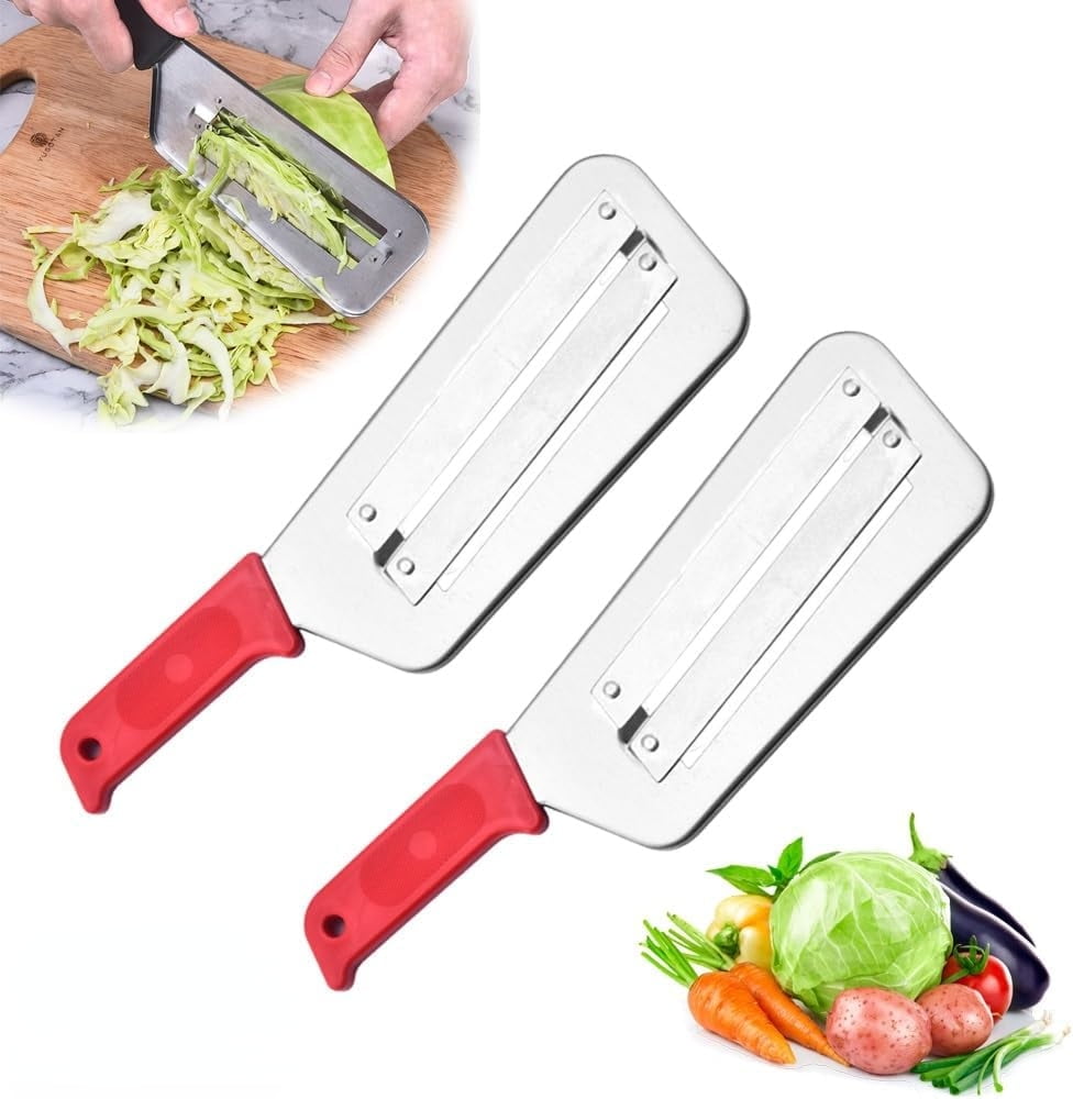 Stainless Steel Shredder Knife, 2025 Upgraded Cabbage Shredder, Dual ...