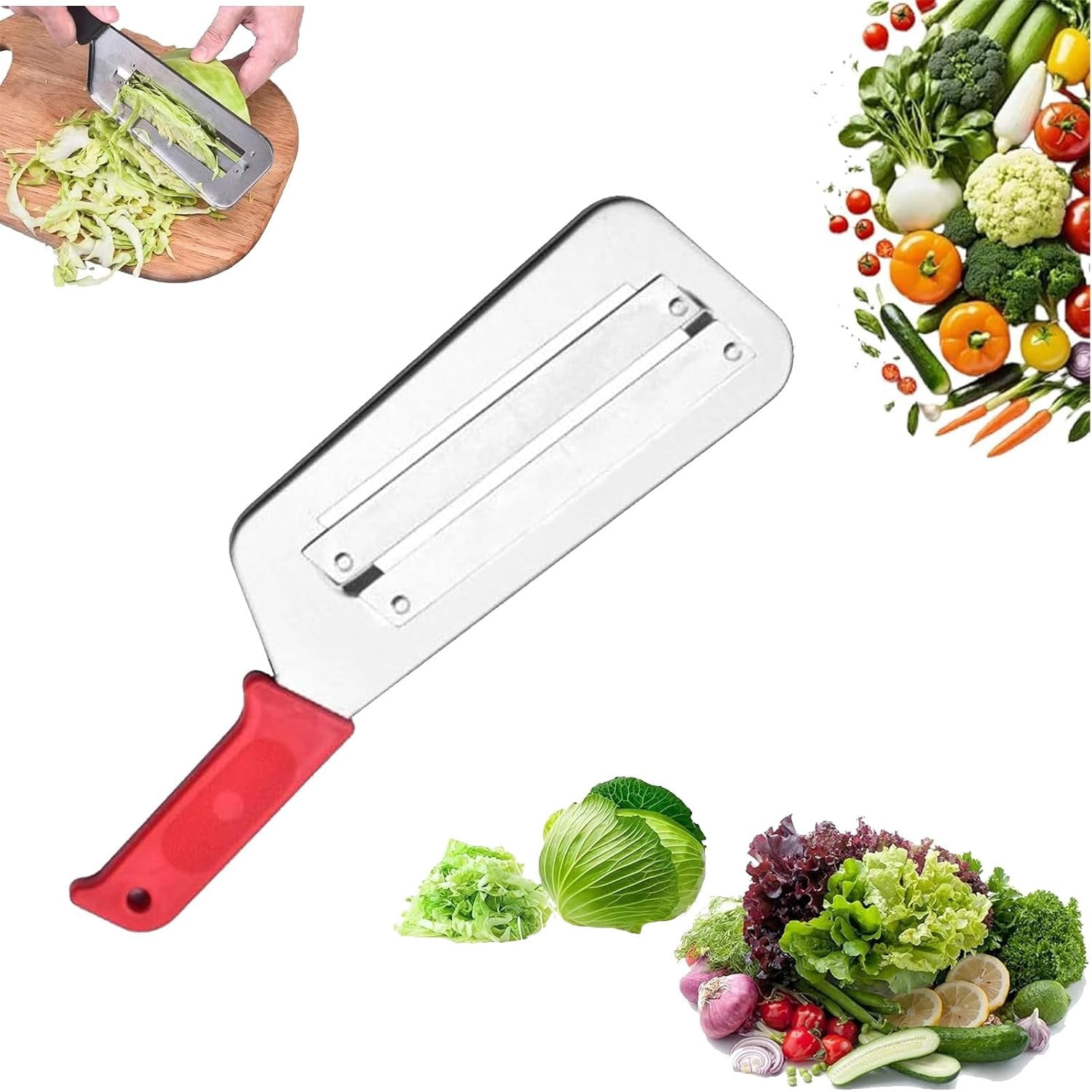 Stainless Steel Shredder Knife,Dual Blade Julienne Cutter, 2025 ...