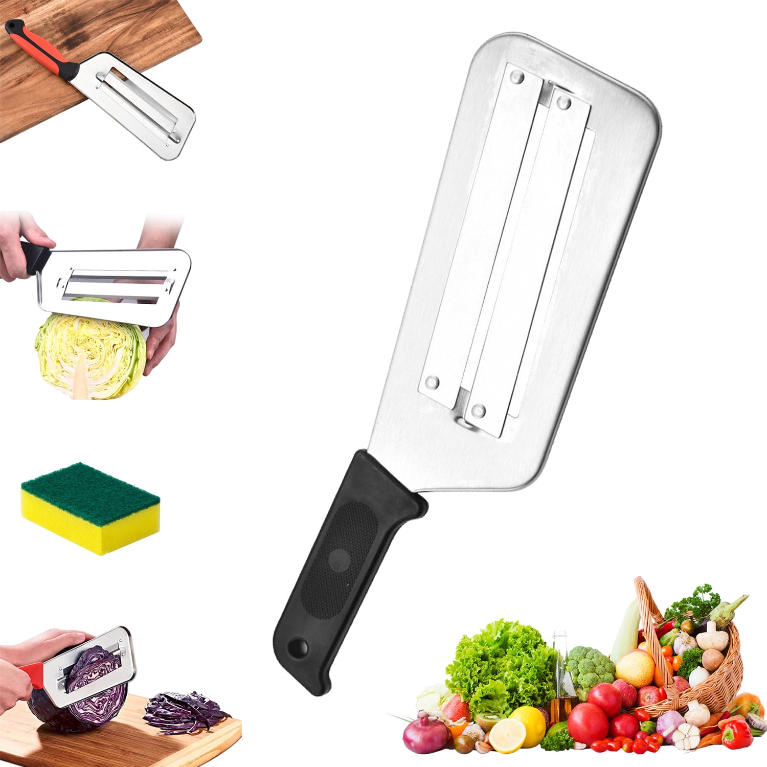 Stainless Steel Shredder Knife, Multifunctional Vegetable Cutter ...