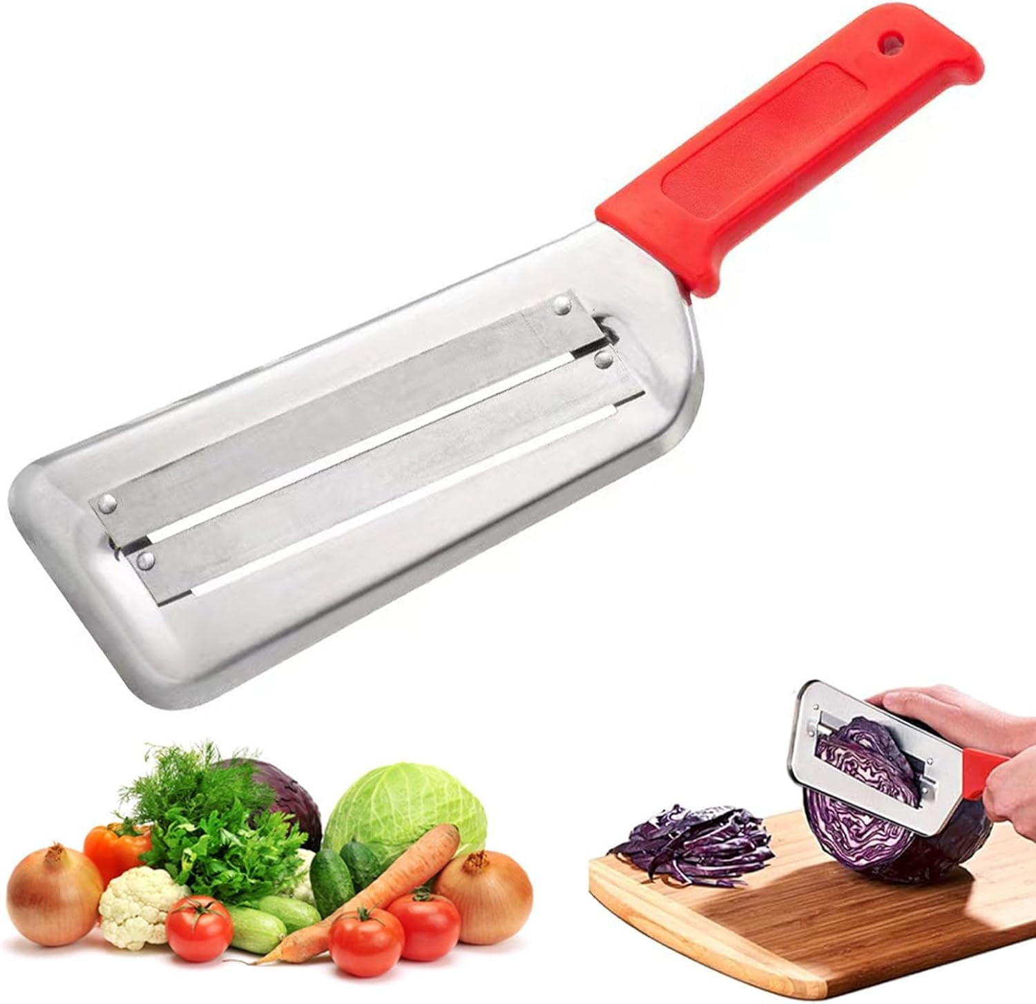 Stainless Steel Shredder Knife,Stainless Steel Dual Blade Julienne ...