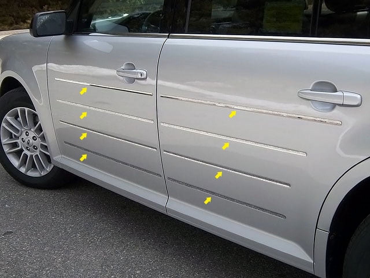 Stainless Steel Side Accent Trim 16Pc Fits 2009-2019 Ford Flex AT49340 ...