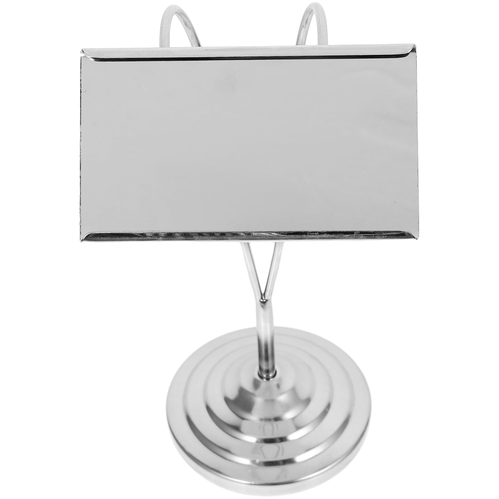 Stainless Steel Sign Holder Insert Cards Display Stand Standing ...