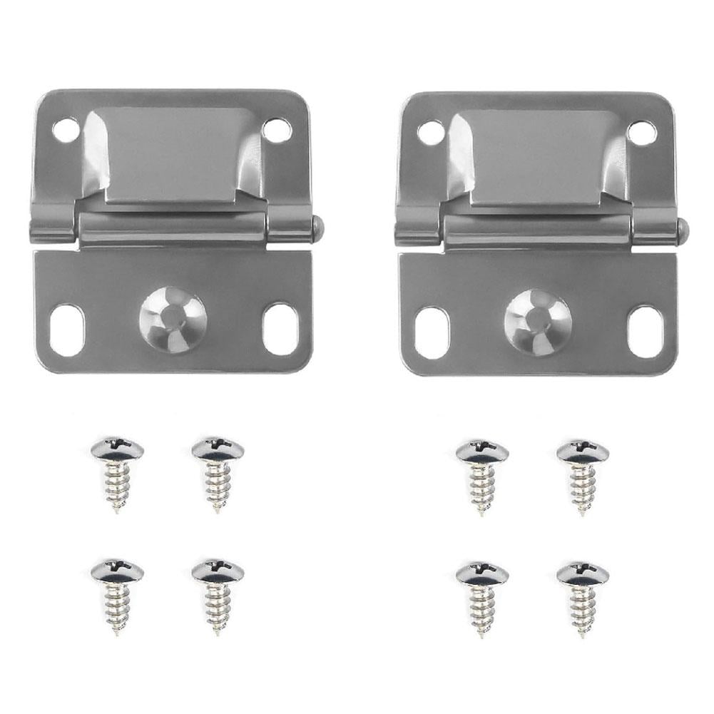 Stainless Steel Silver Hinges,Stainless Steel Hinges with Screws Set ...