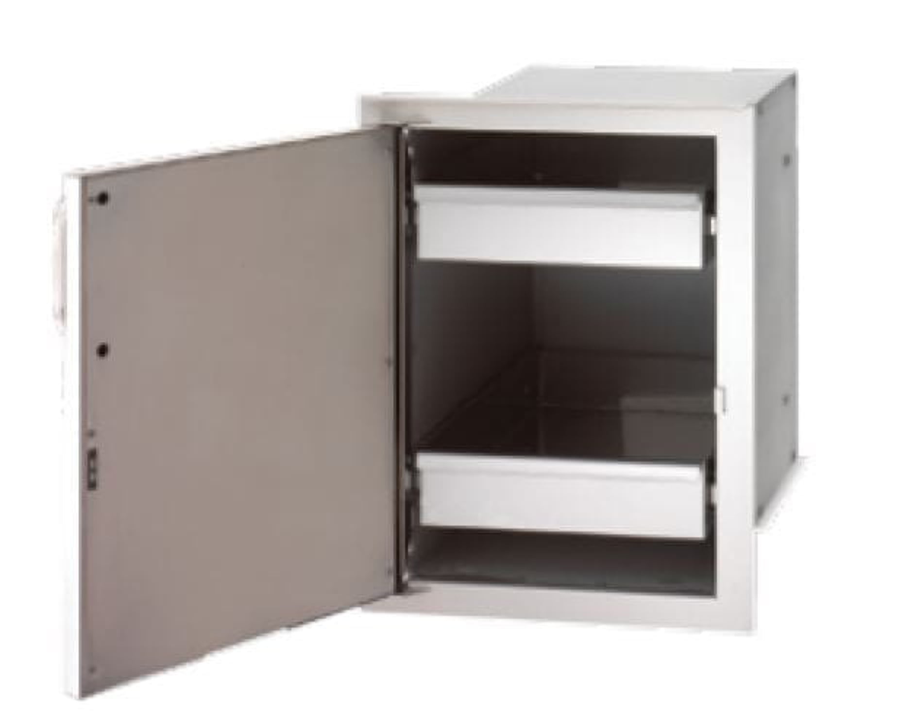 Stainless Steel Single Door with Dual Drawers - Left Hinge - Walmart.com