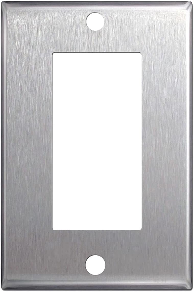 Stainless Steel Single Gang Rocker Wall Plates - 5 Pack - Walmart.com
