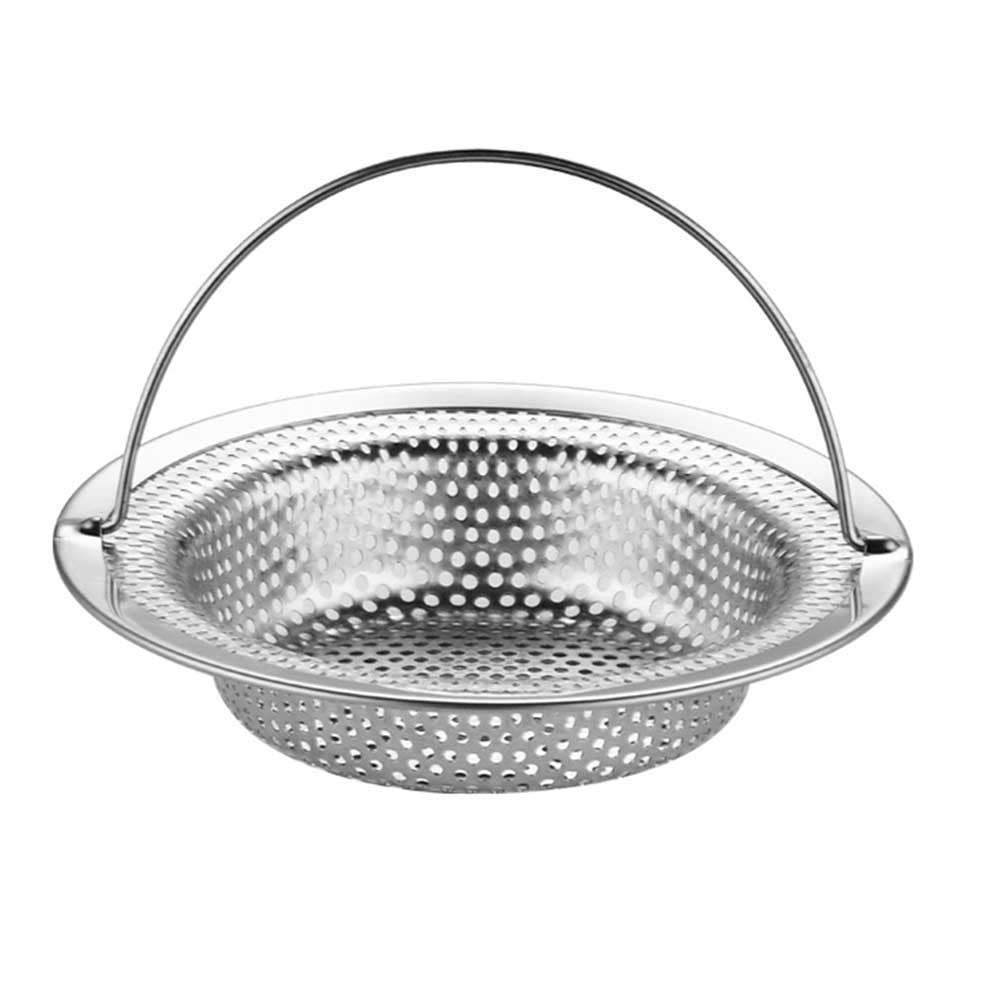 Stainless Steel Sink Drain Strainer with Handle for Kitchen Bathroom ...