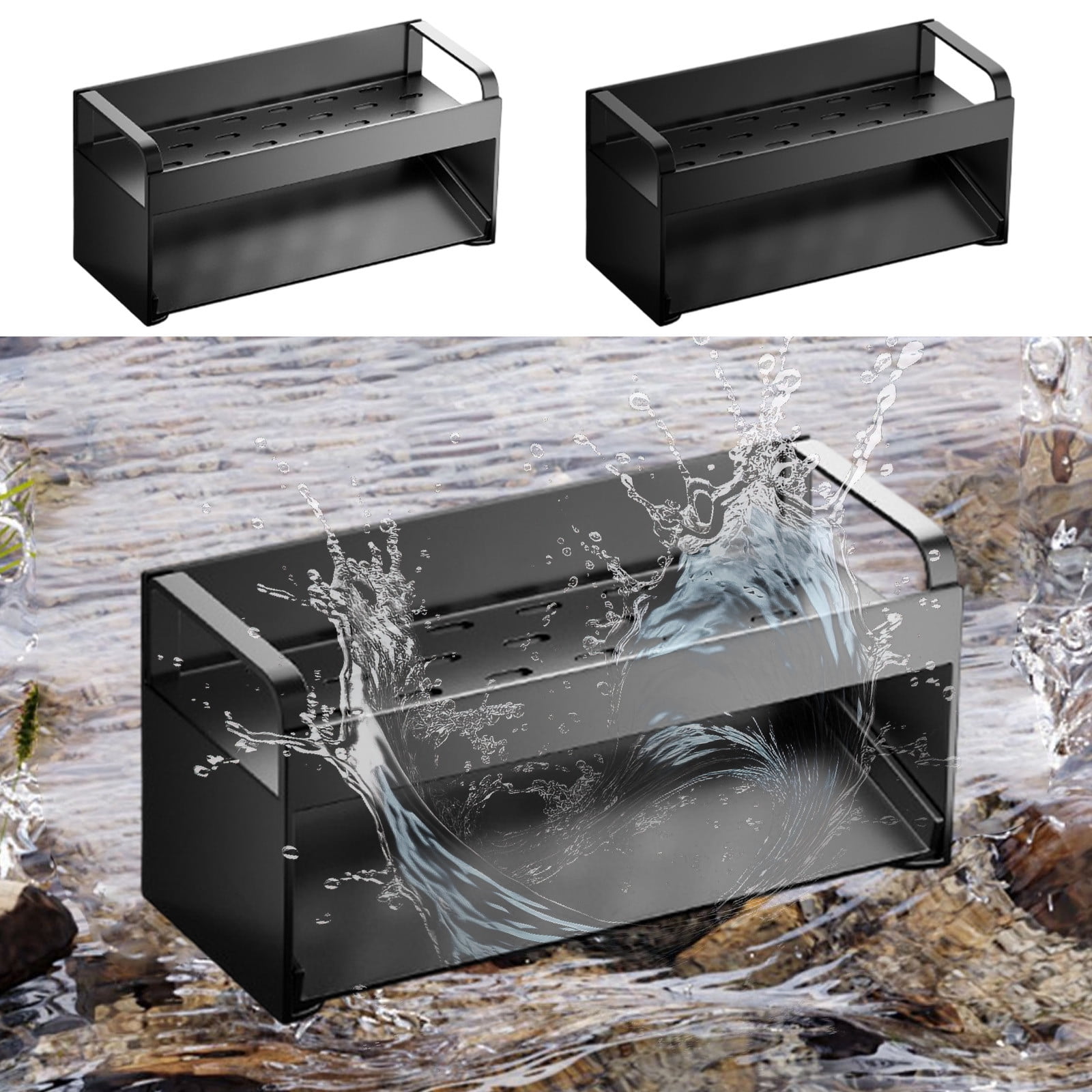 Stainless Steel Over Sink Organizer, 22.5x10x9cm Kitchen Counter ...