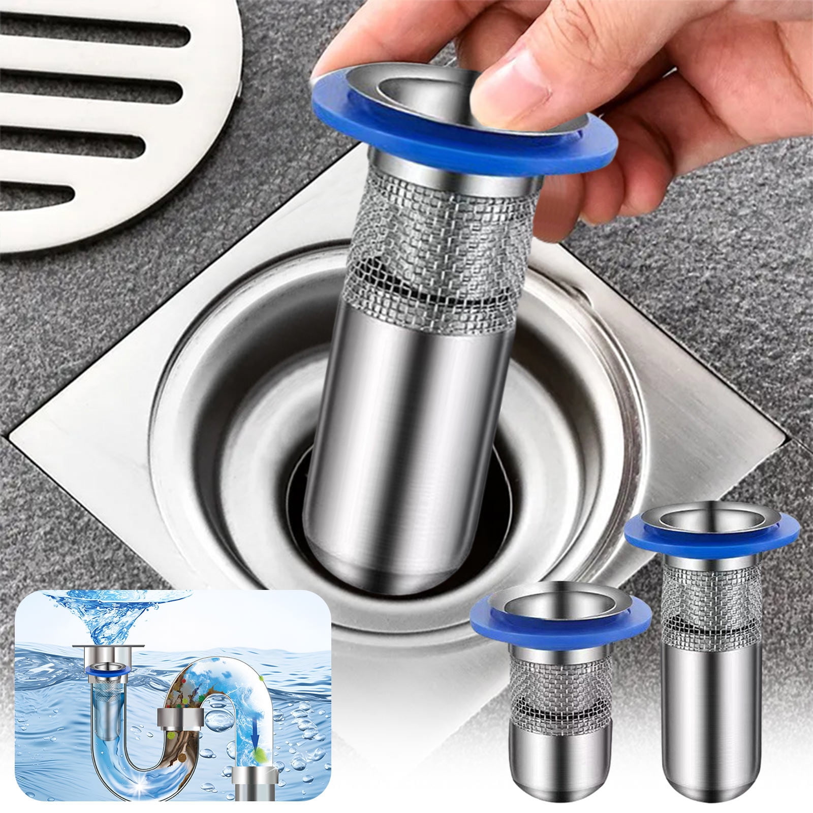 Stainless Steel Sink,Stainless Steel Core Deodorizer Toilet Sewer ...