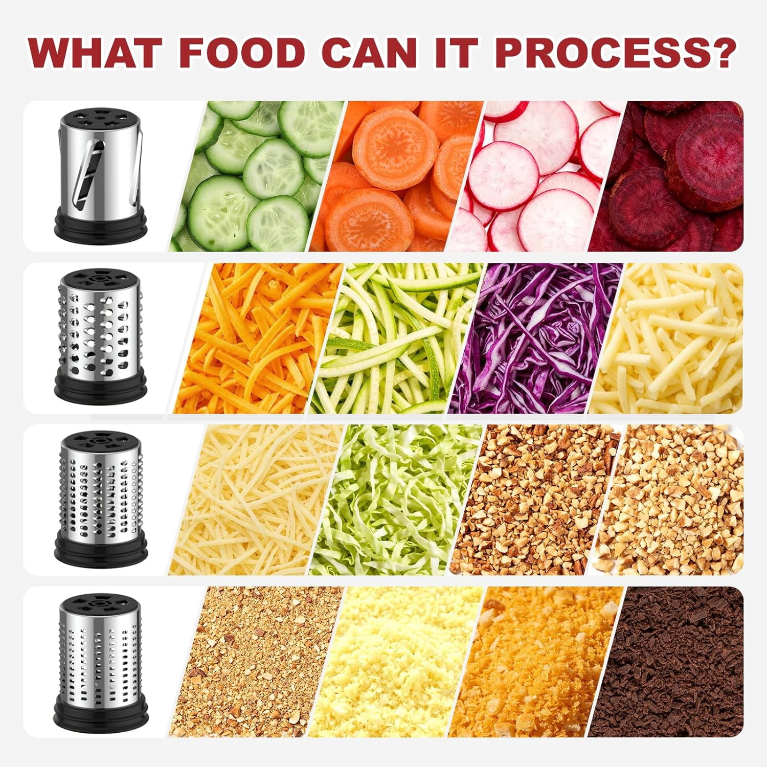 Stainless Steel Slicer Shredder Attachment for Kitchenaid Stand Mixer ...