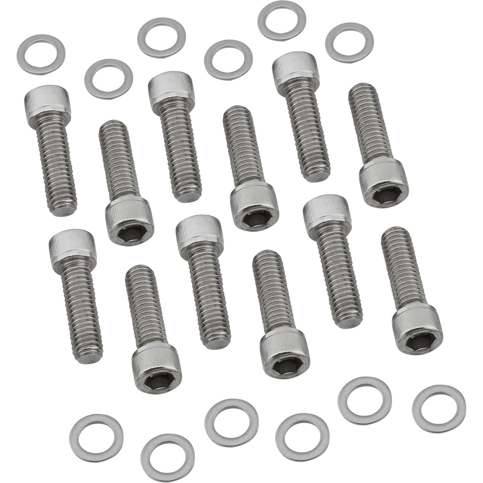 Stainless Steel Small Block Chevy Intake Bolt Kits - Walmart.com