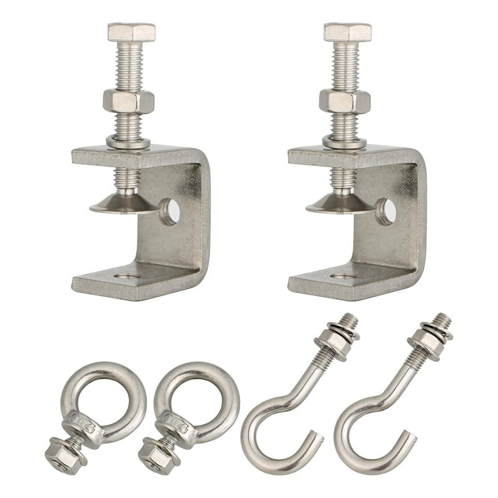 Stainless Steel Small C Clamp with Ring, C Clamp,Pipe Clamp Hooks for ...