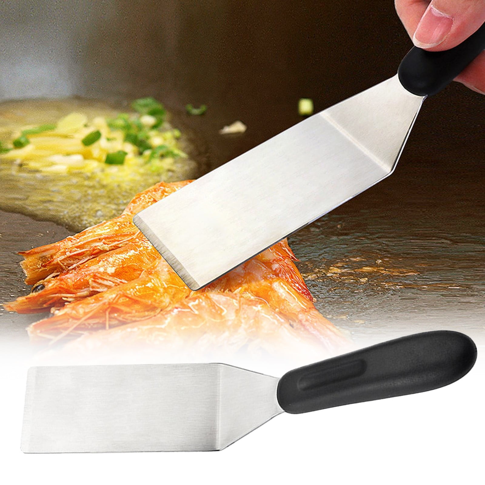 Stainless Steel Small Spatula - Multipurpose Serving Turner with Thin ...