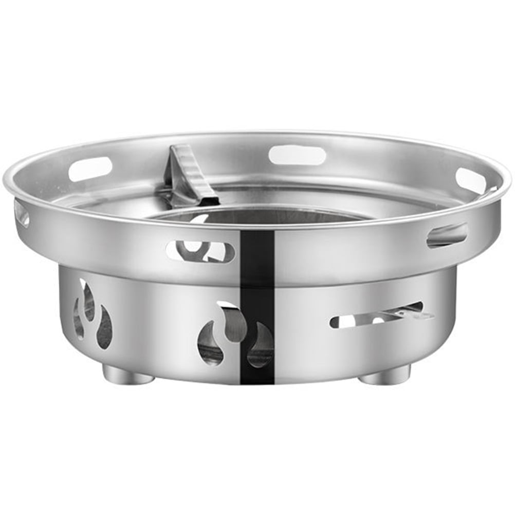 COOPHYA Alcohol Stove Stainless Steel 1Set 9.4X9.4X3.5in Portable ...