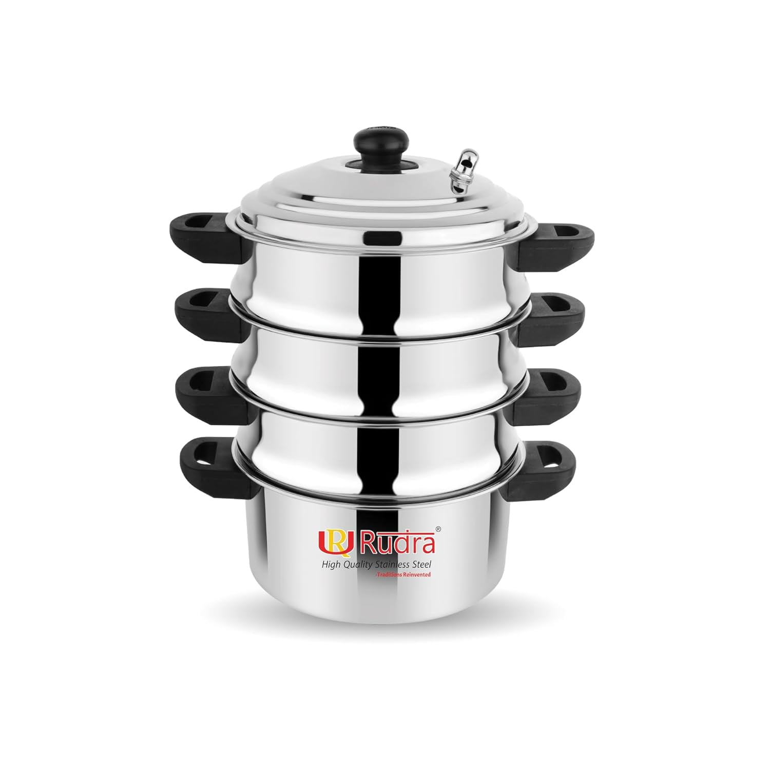 Stainless Steel Smart Multi Steamer With Lid & Handles - Silver | Gas ...