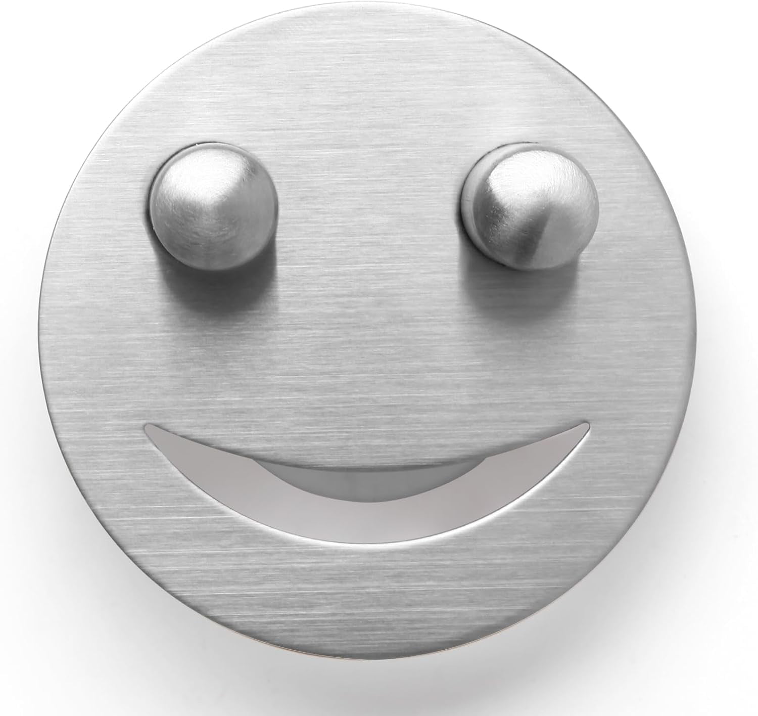 Stainless Steel Smiley Face Sponge Daddy Holder, Brushed Silver Sink ...