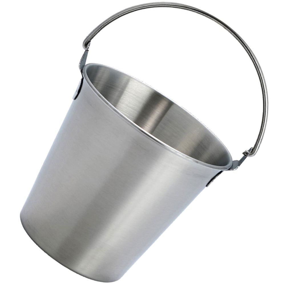 Stainless Steel Snack Bucket Food Small Containers Country Metal Mini ...