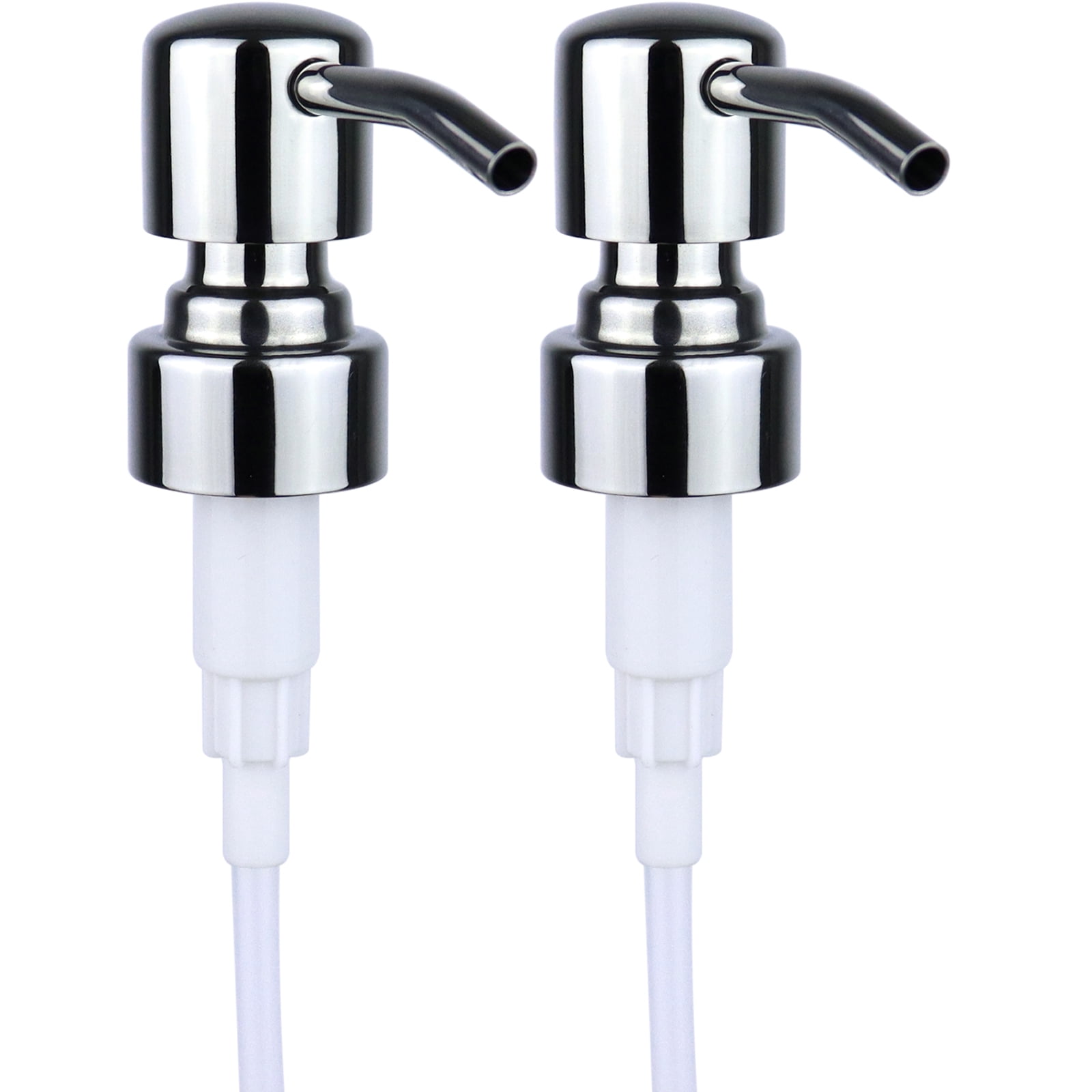Stainless Steel Soap Dispenser Replacement Pumps (2-Pack) - for 27mm/1. ...