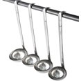 Stainless Steel Soup Ladle Set of 4: 2oz, 4oz, 6oz, 8oz One-Piece Sauce ...
