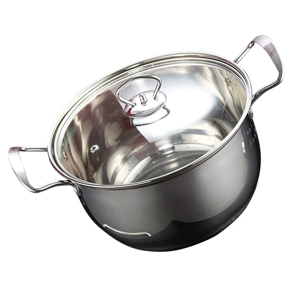Stainless Steel Soup Pot Daily Use Stockpot Multifunction Cooking Pots ...