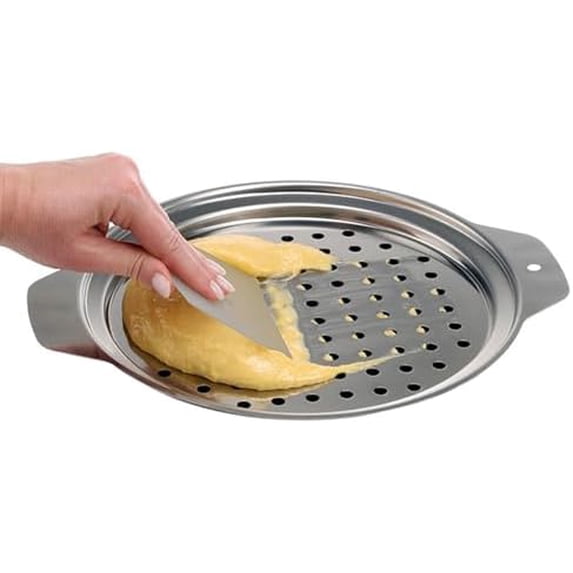 Stainless Steel Spaetzle Maker Lid with Scraper Traditional German Egg ...