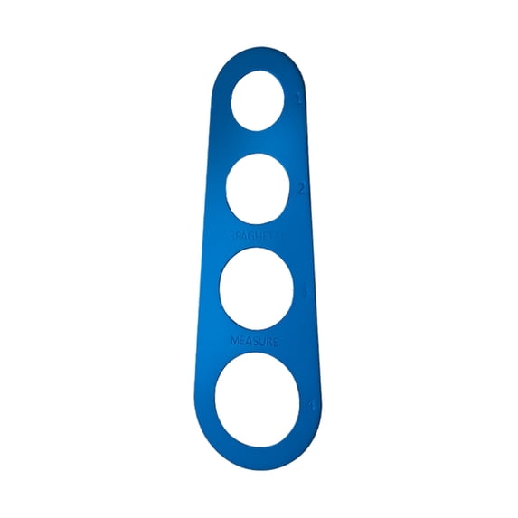 Stainless Steel Spaghetti Measurer Tool – Pasta Ruler with 4 Serving ...