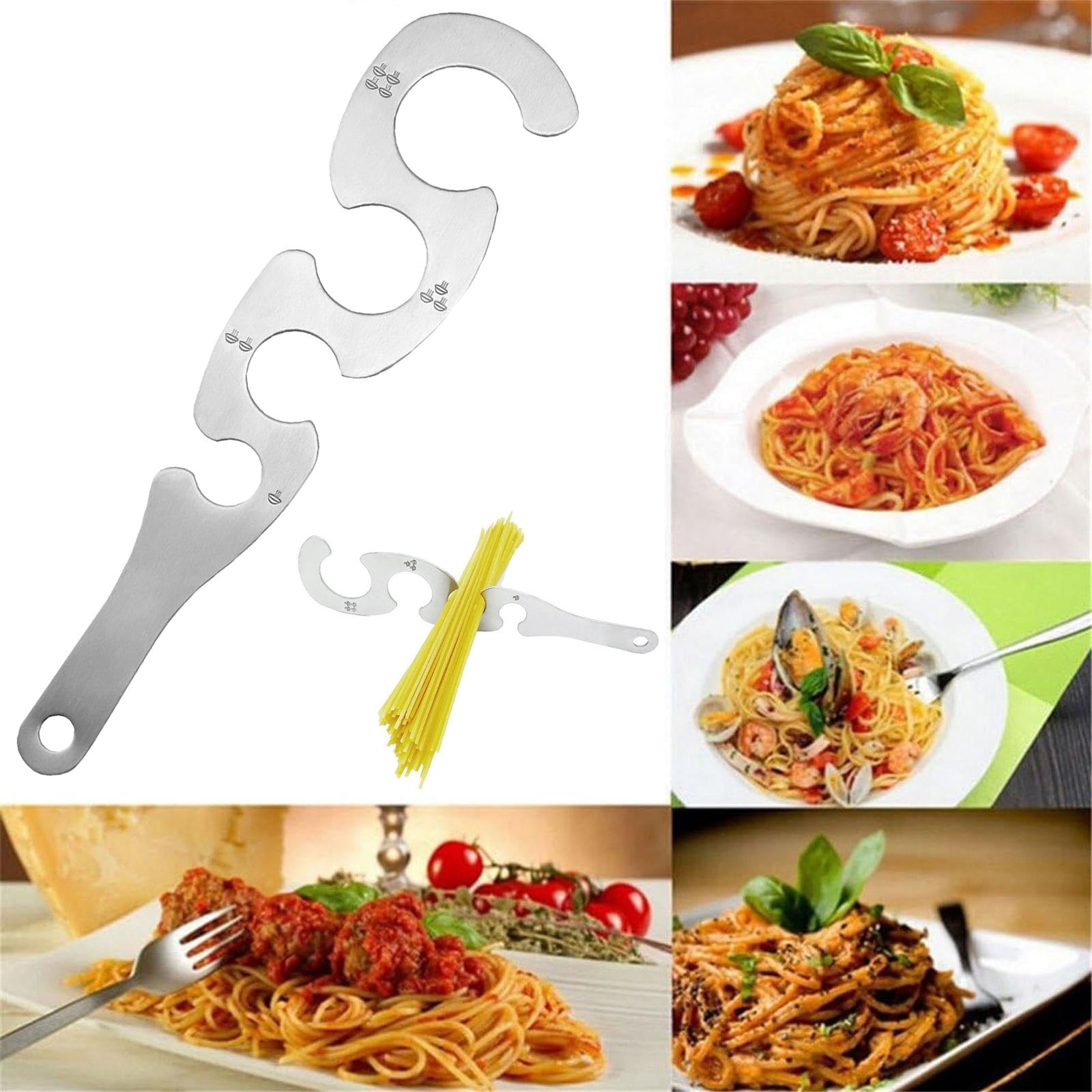 Stainless Steel Spaghetti Measuring Tool - Accurate Pasta Portioning ...