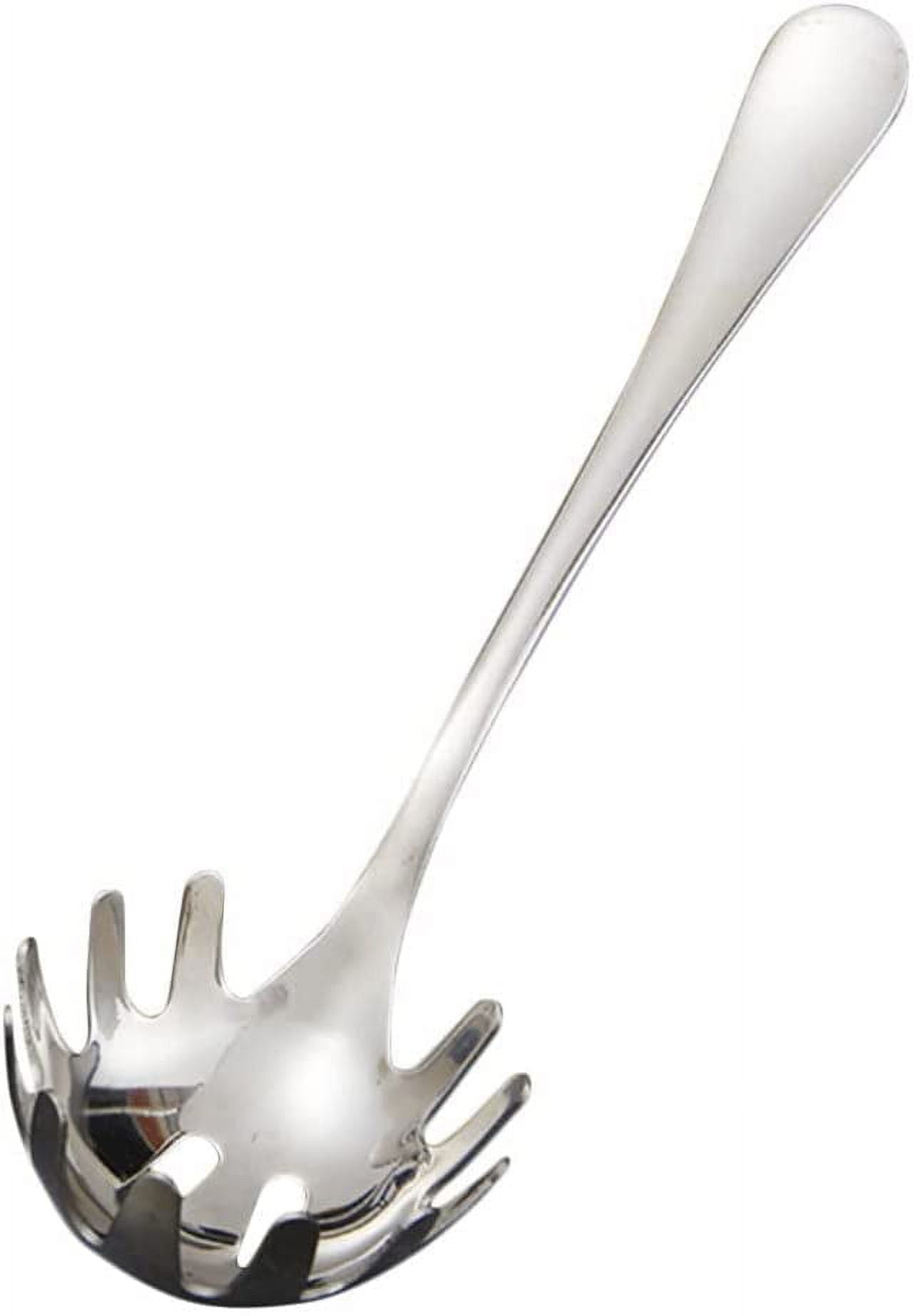 Stainless Steel Spaghetti Pasta Server: Long Handle Pasta Fork Heat ...