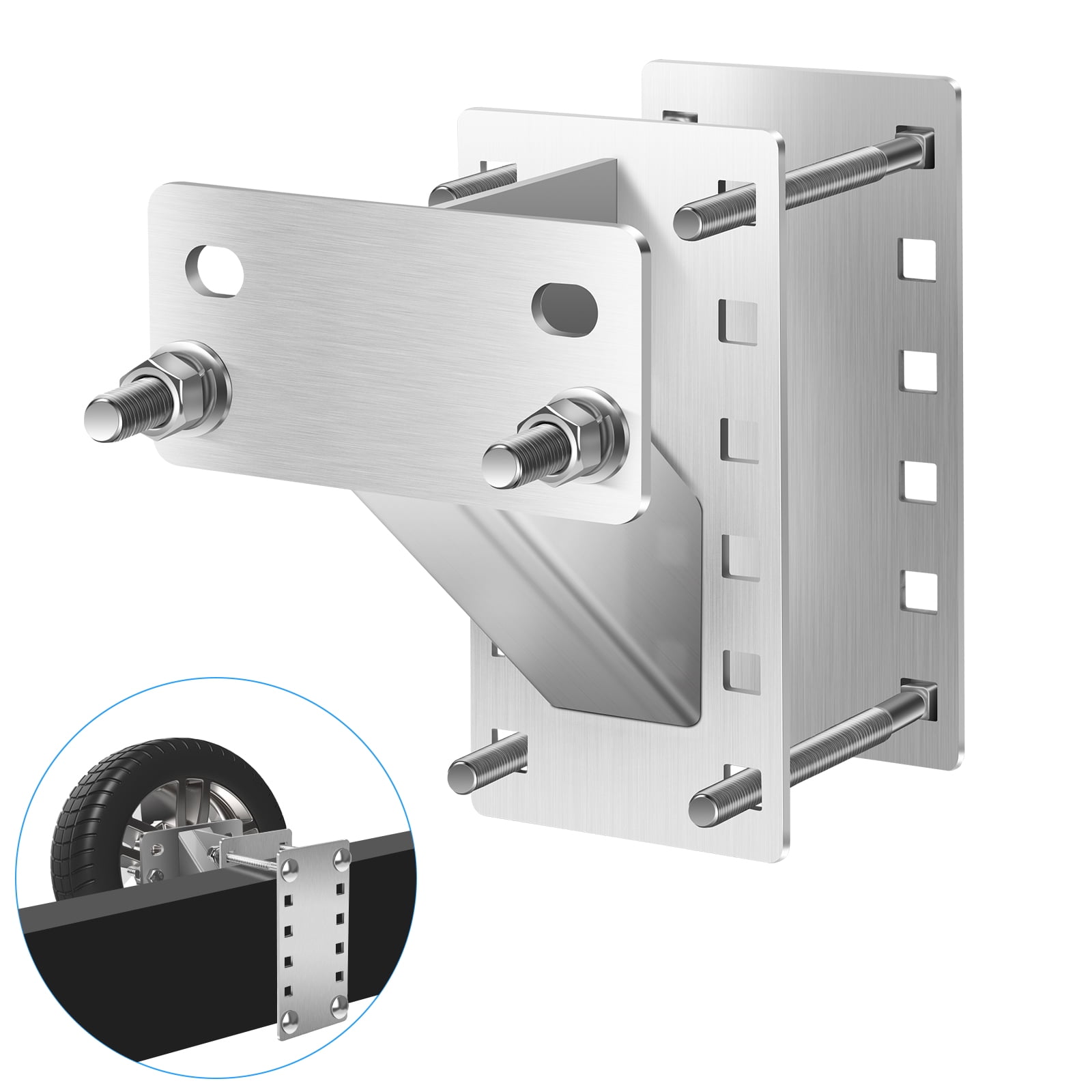 Free Shipping! Yaheeda Stainless Steel Spare Tire Carrier, Universal ...