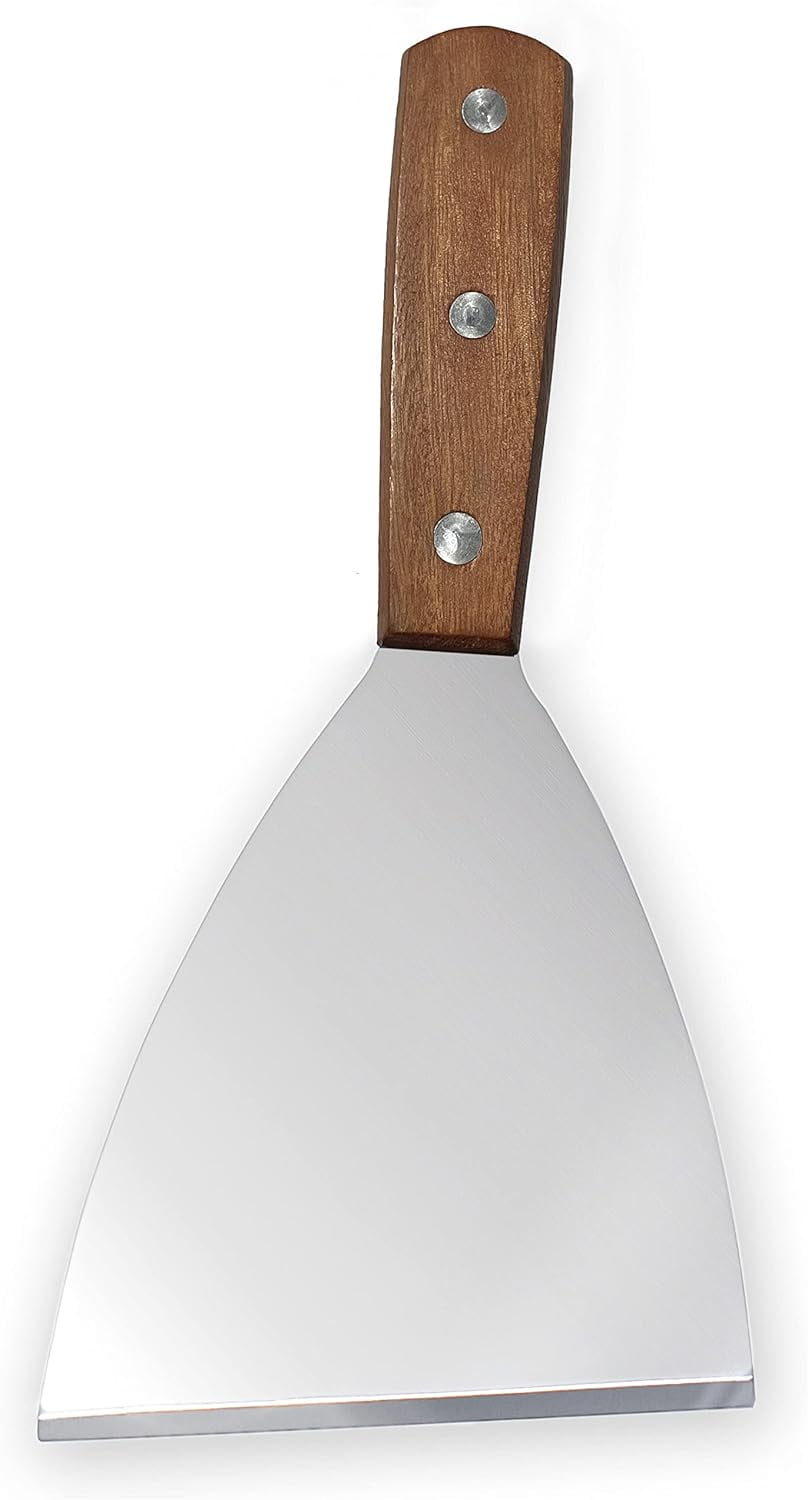 Stainless Steel Spatula Slant Grill Griddle Scraper Diner Flat Straight ...