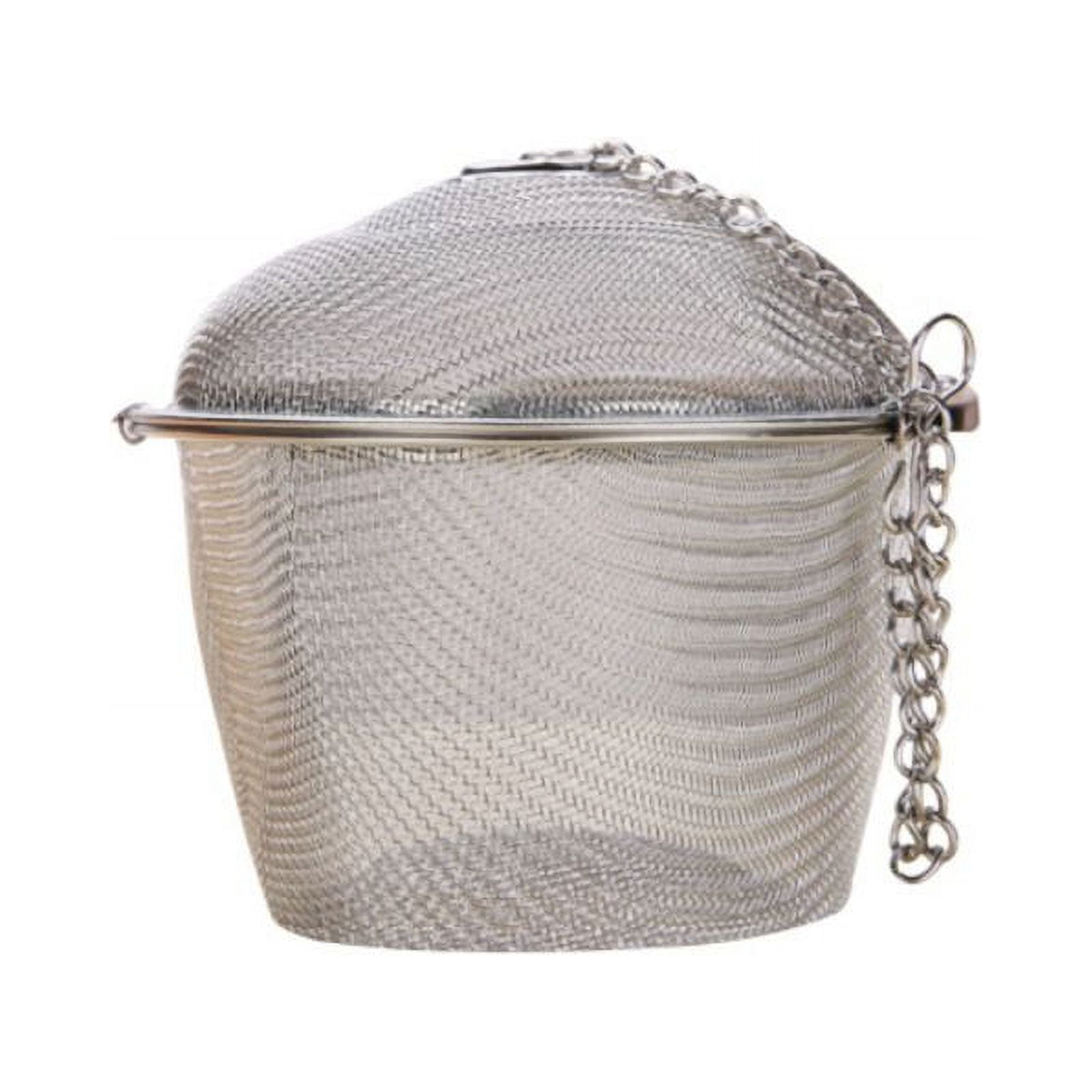 Stainless Steel Spice Seasoning Bag Mesh Ball Shape Tea Filter Basket ...