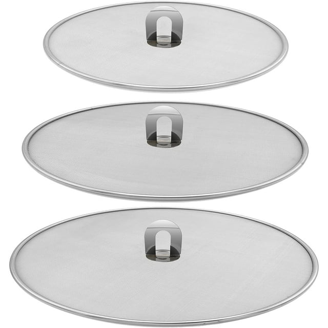 Stainless Steel Splash Guard for Frying Pan, Topboutique Stainless ...