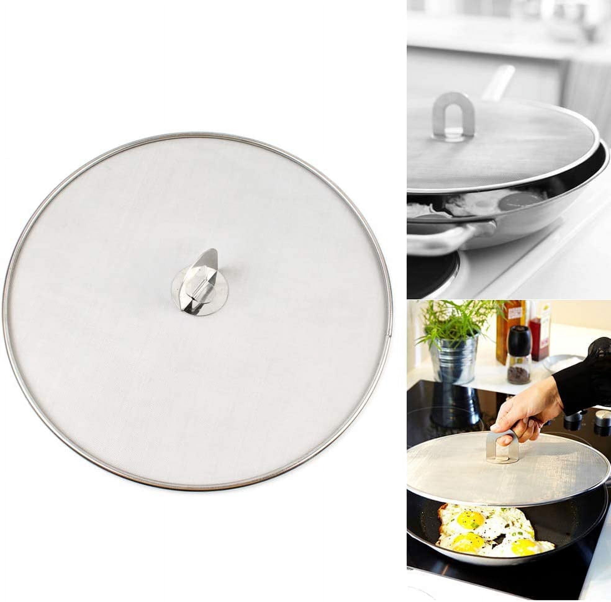 Stainless Steel Splash Guard ,Mesh Oil Splash Guard with Fold Flat Knob ...