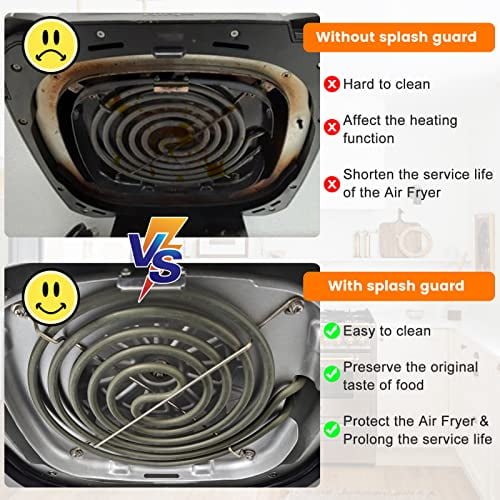 Stainless Steel Splatter Shield for Ninja Foodi AG301, Air Fryer ...