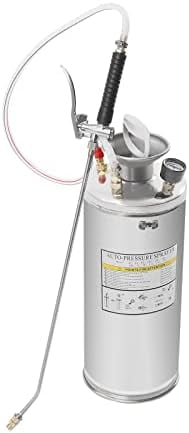 Stainless Steel Sprayer, 3.5Gal Heavy Duty Steel Hand-Pump Sprayer with ...