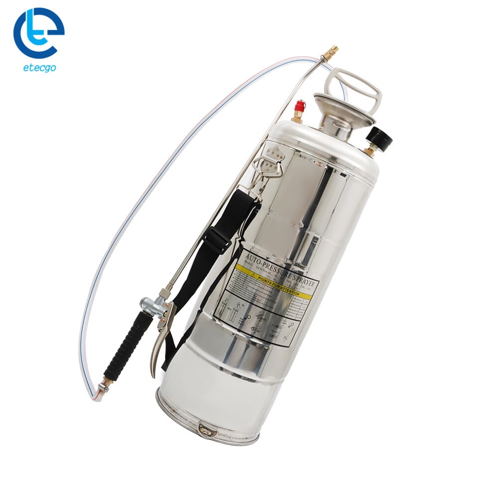 Stainless Steel Sprayer 3 Gallon Hand Pump Sprayer Lawn And Garden ...