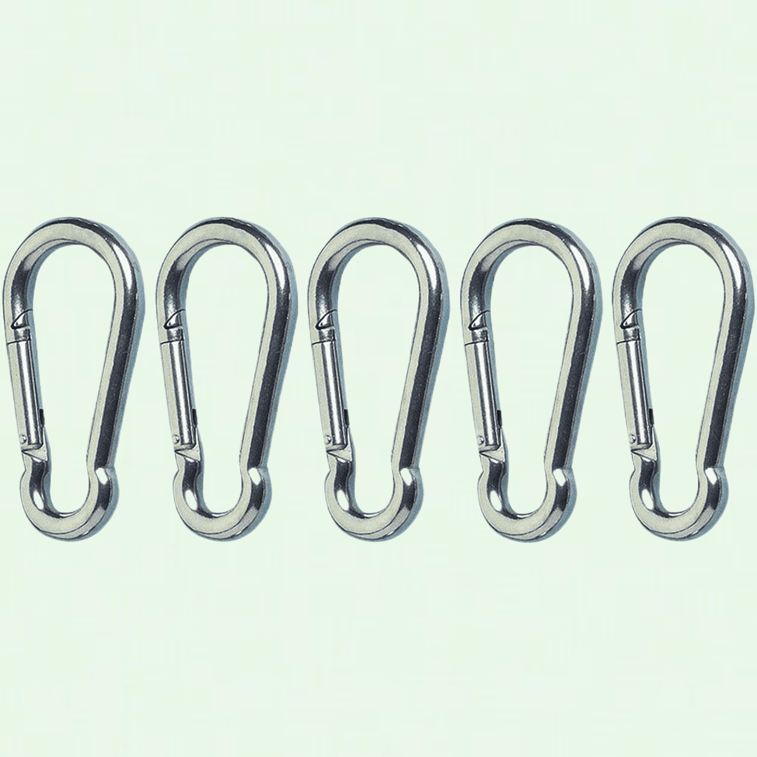 Stainless Steel Spring Snap Hook Carabiner (04x40mm (1-1/2") - Walmart.com