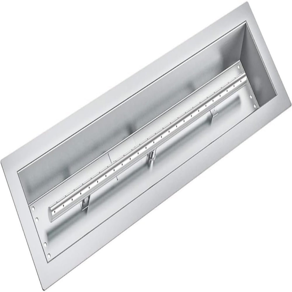 Stainless Steel Square Fire Pit Burner, Drop In Fire Pit Burner Kit ...