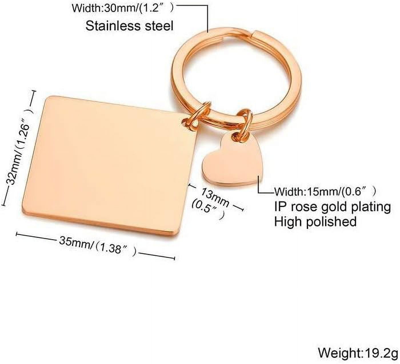 Stainless Steel Square&Heart Dog Tags Military Bible Verse Prayer Cross ...