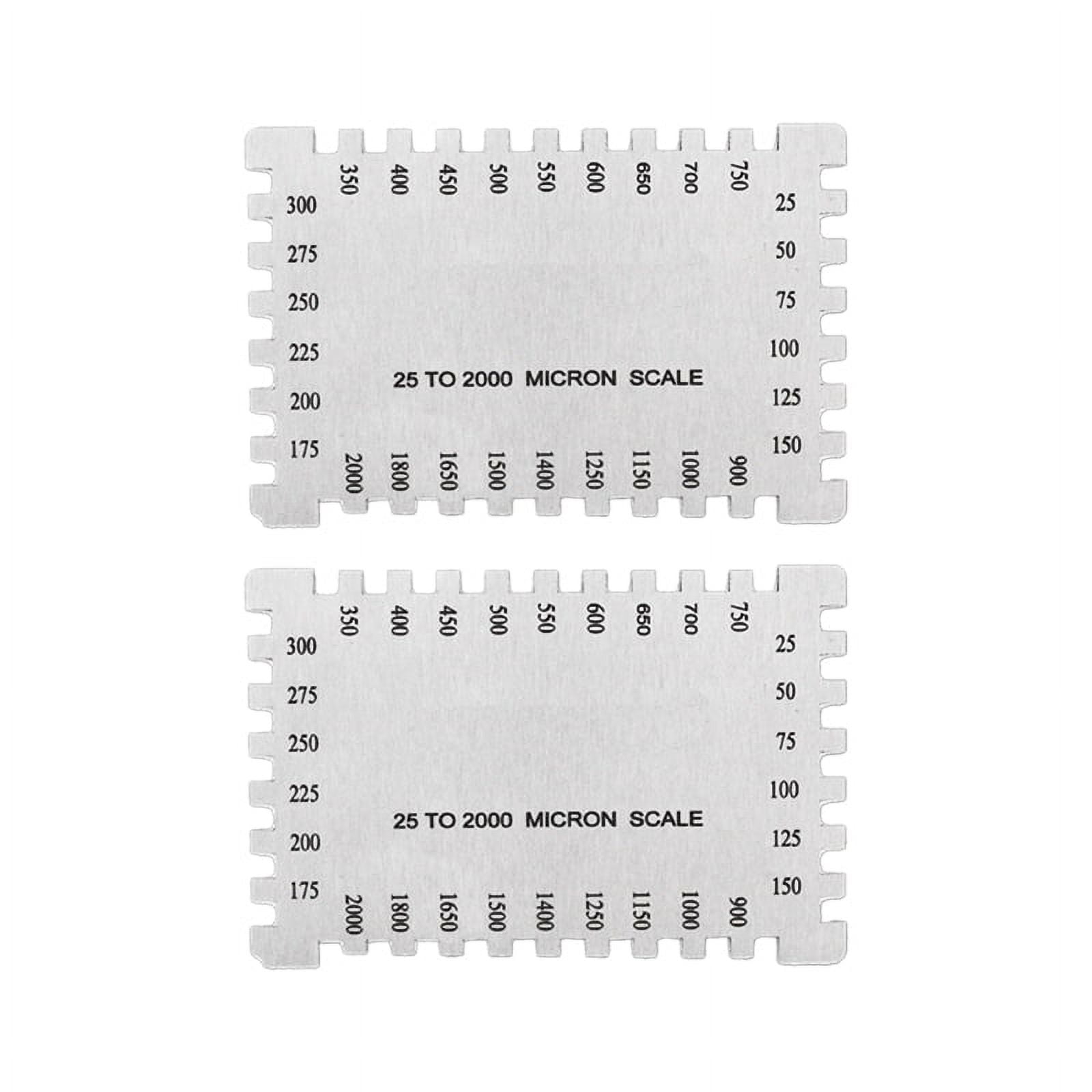 Stainless Steel Square Wet Film Comb Paint Coating Thickness Gauge ...