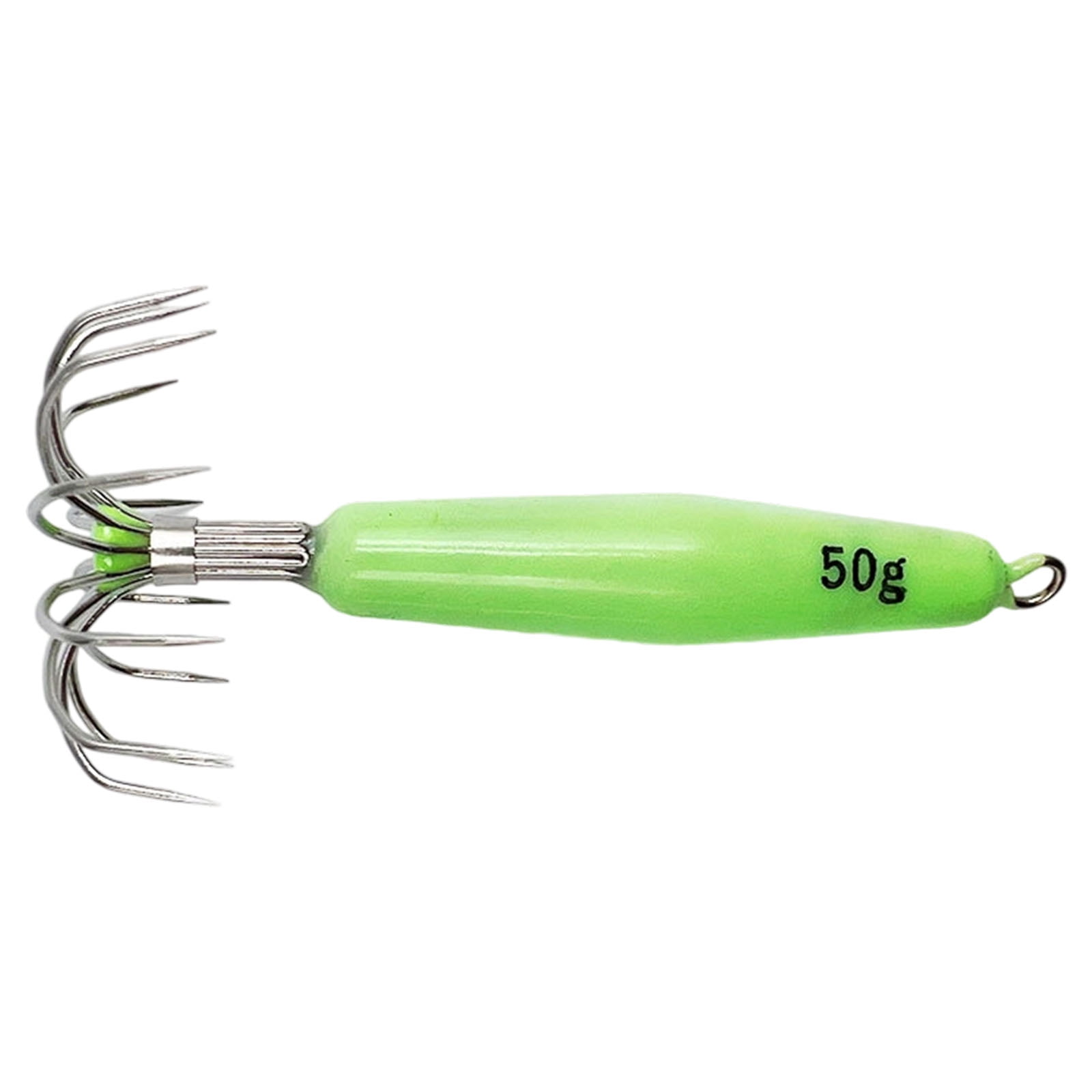 Stainless Steel Squid Hook 12 Needle Glowing Night Fishing Lure ...