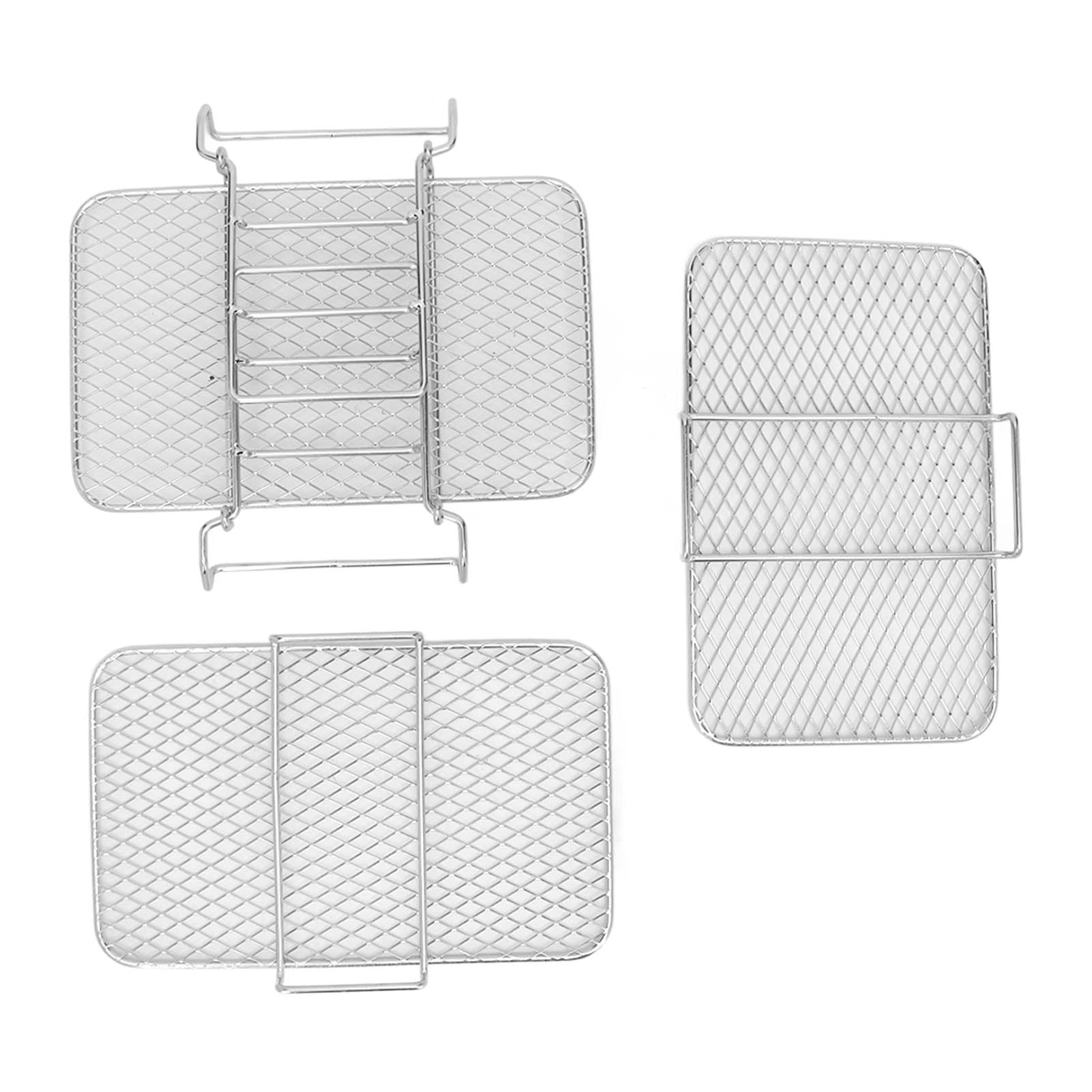 Stainless Steel Stackable Fryer Racks for Kitchen Dehydrating, Perfect ...