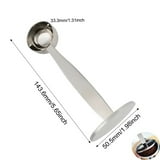Stainless Steel Stand Tamper Spoon Tools 2 In 1 Coffee Scoop Portable ...