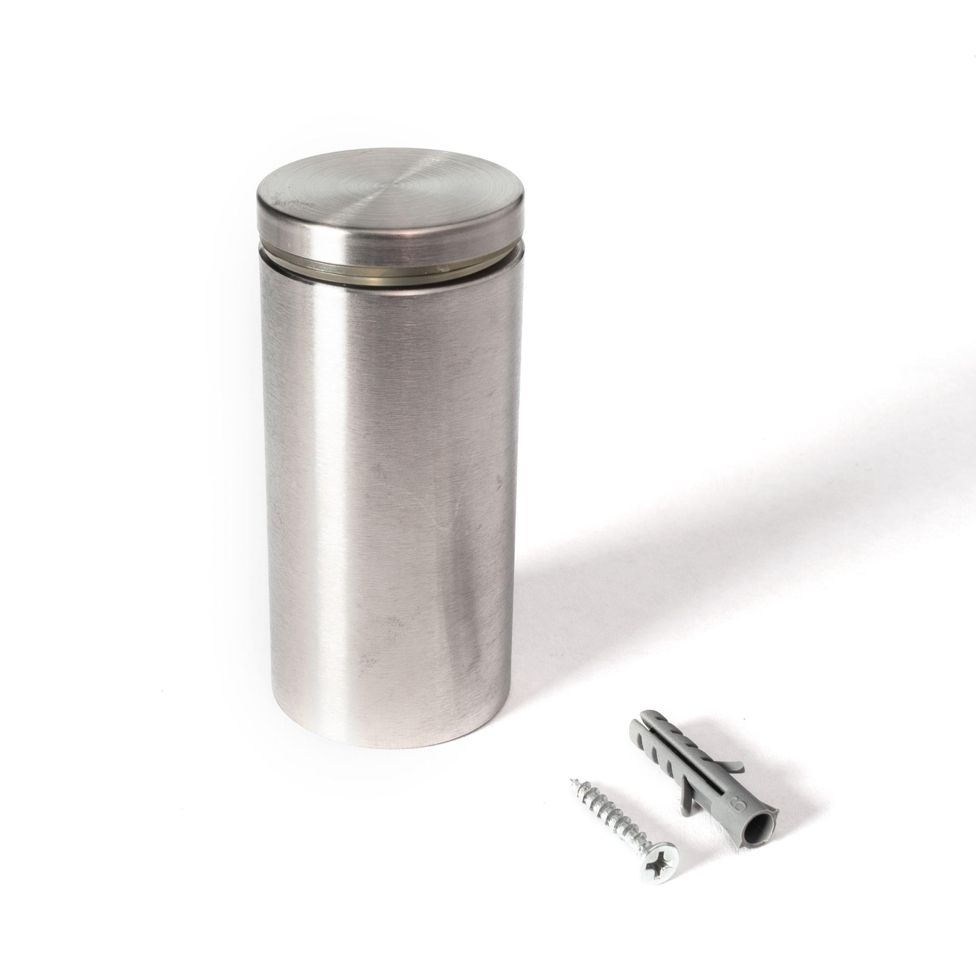 Stainless Steel Standoff 1-1/2 Inch Diameter x 3 Inch Barrel Length ...