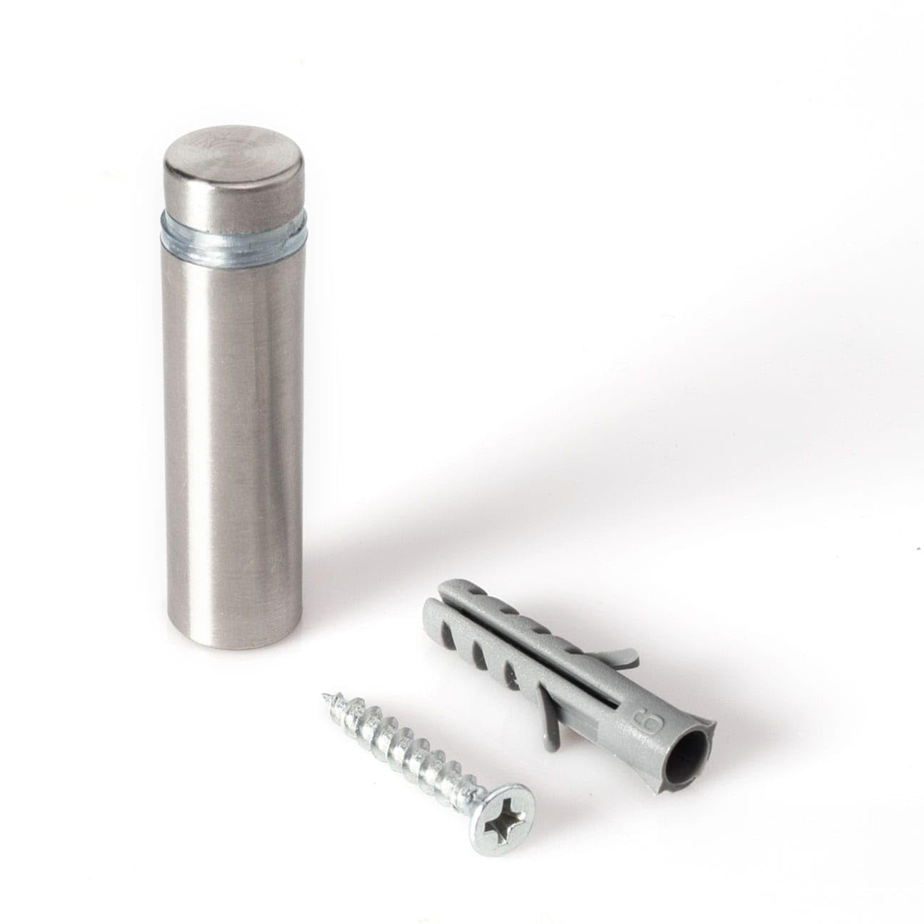 Stainless Steel Standoff 1/2 Inch Diameter x 1-1/2 Inch Barrel Length ...