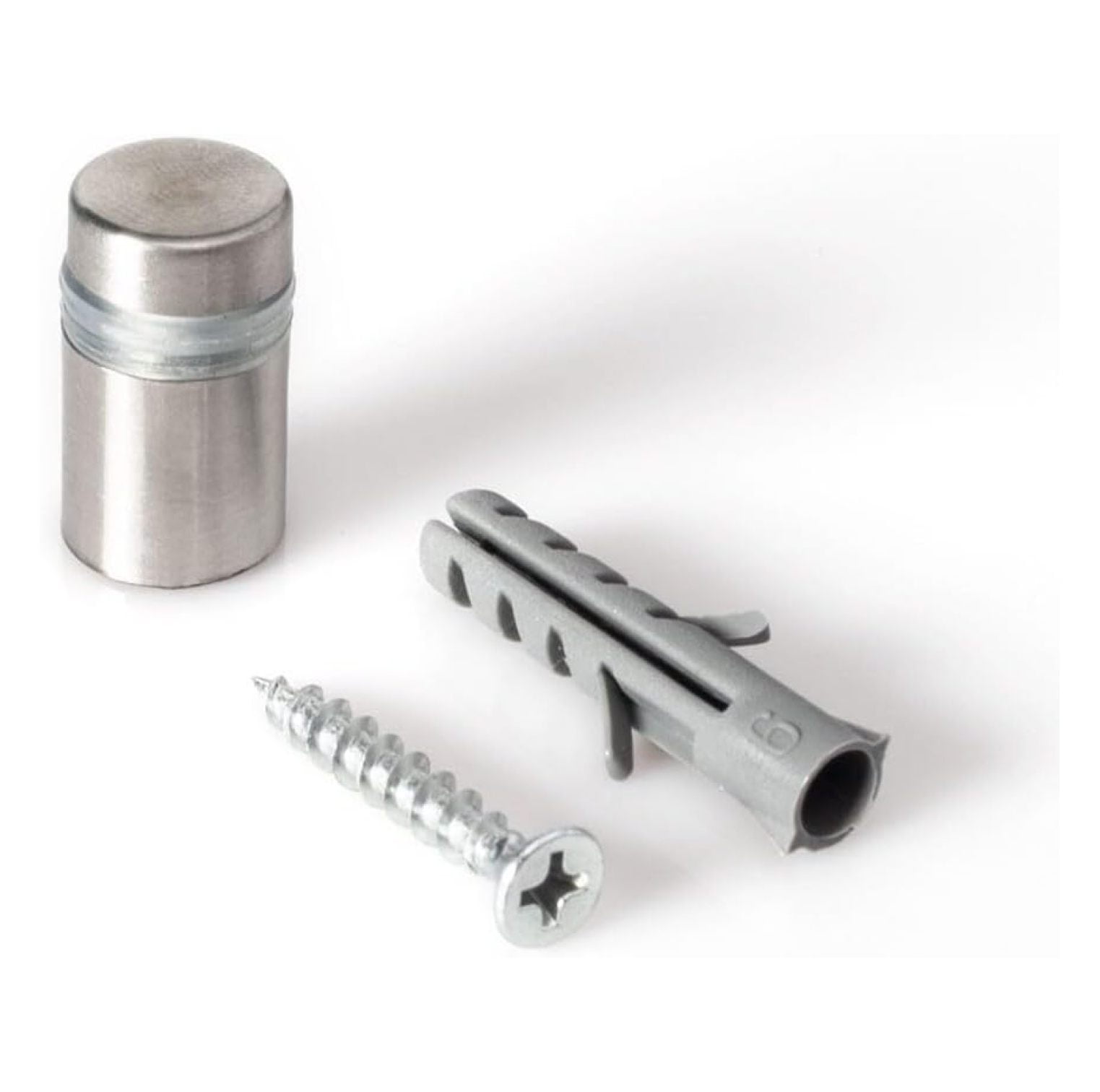 Stainless Steel Standoff 1/2 Inch Diameter x 1/2 Inch Length Brushed ...