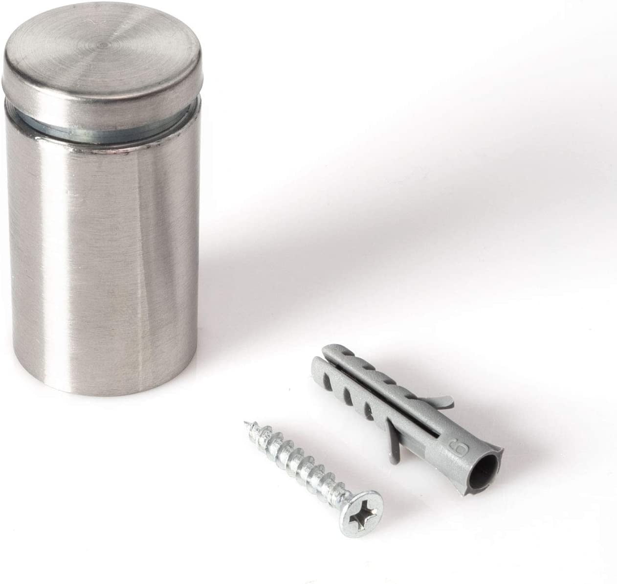 Stainless Steel Standoff 1 Inch Diameter x 1-1/2 Inch Barrel Length ...