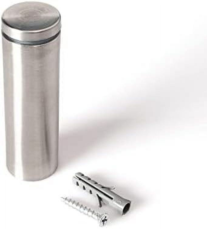 Stainless Steel Standoff 1 Inch Diameter x 3 Inch Barrel Length Brushed ...